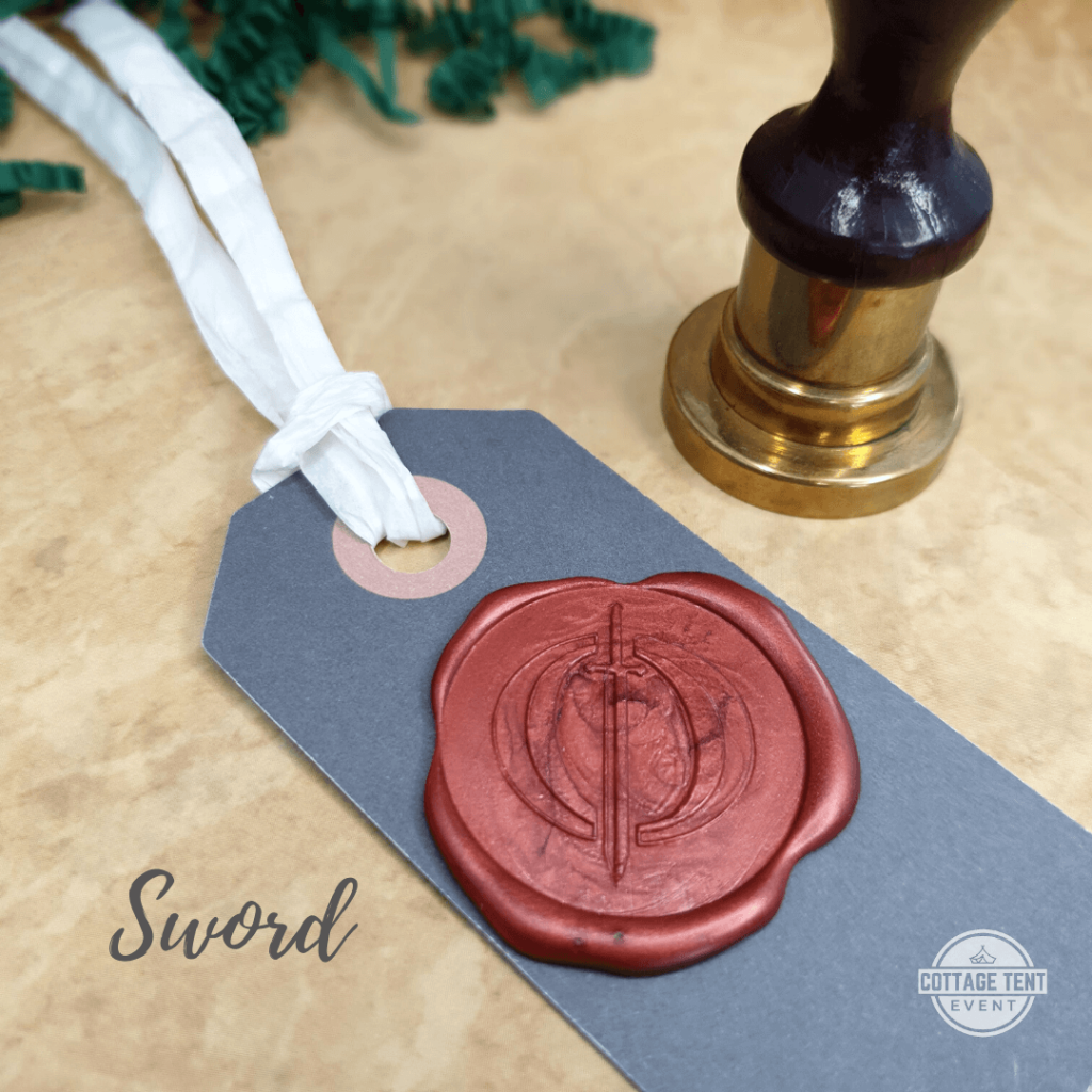 "SWORD" Wax Seal Sticker, Wax Label, Envelope Seals, Self-Adhesive ...